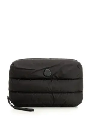 Moncler Caradoc Quilted Beauty Case - Black