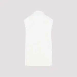 JIL SANDER Draped Knitted Tank Top