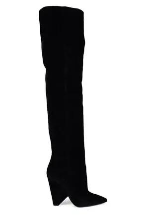 SAINT LAURENT SAINT LAURENT Velvet Niki Boots
