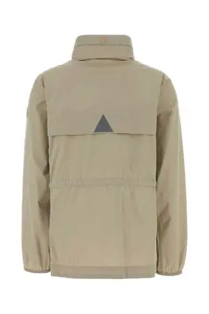 Moncler Stretch Nylon Soulare Windbreaker - Brown
