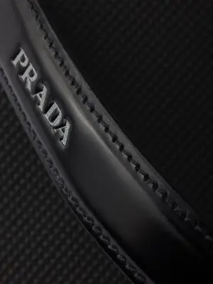Prada Brushed Leather Flip-flops