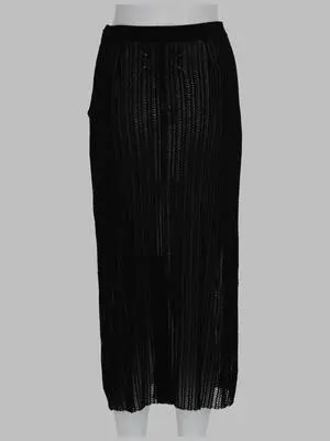 MAISON MARGIELA Ribbed Knit Midi Skirt