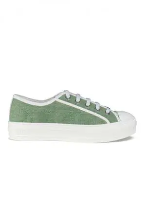 Dior Faded Cannage Sneakers - Green