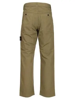 Stone Island Organic Cotton Ripstop Chino Trousers