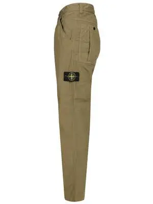 Stone Island Organic Cotton Ripstop Chino Trousers