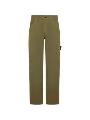 Stone Island Organic Cotton Ripstop Chino Trousers