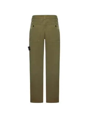 Stone Island Organic Cotton Ripstop Chino Trousers
