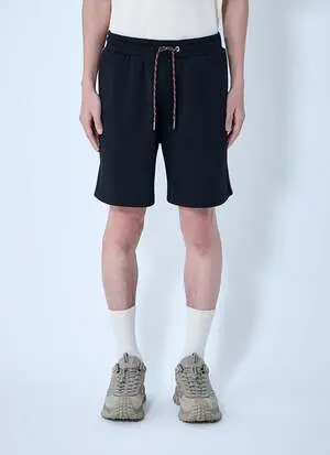 Moncler Drawstring Jersey Shorts - Black