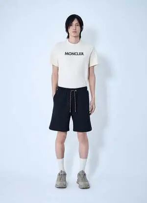 Moncler Drawstring Jersey Shorts