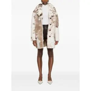 Prada Coats Leather Coats - White