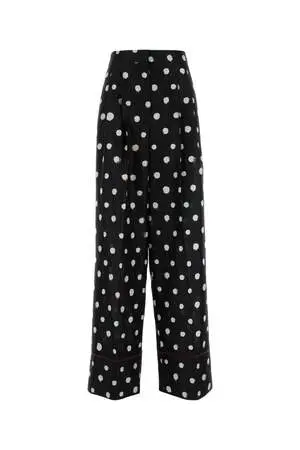 Fendi Printed Silk Wide-leg Pant - Multicolor
