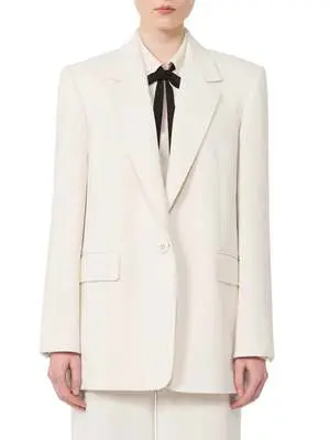 Max Mara Single-breasted Cady Blazer