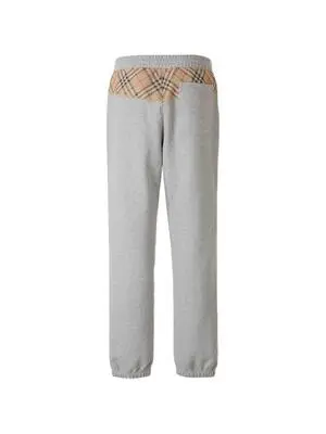 Burberry Ronnie Cotton Jogging Trousers - Gray