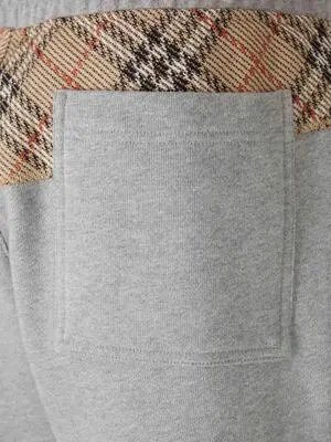 Burberry Ronnie Cotton Jogging Trousers - Gray