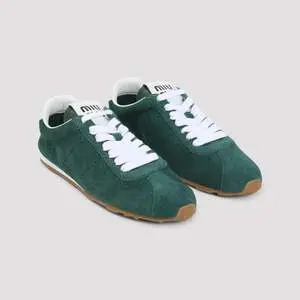 Miu Miu Suede Lace-up Sneakers - Multicolor
