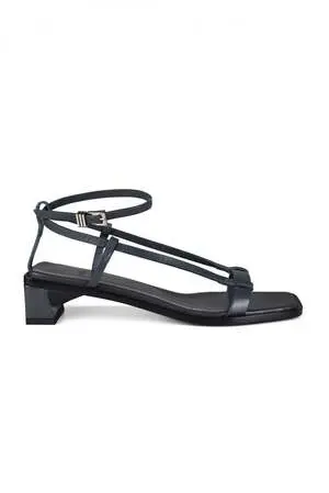 ANEST COLLECTIVE Linea Leather Sandals - Gray