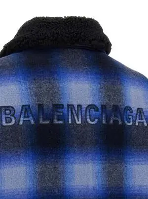 Balenciaga Flannel Bomber Jacket