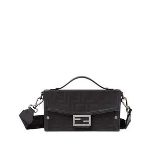 Fendi Leather Satchel Bag - Black