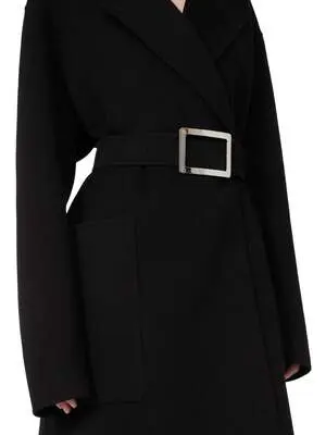 Sportmax Pure Wool Robe Coat