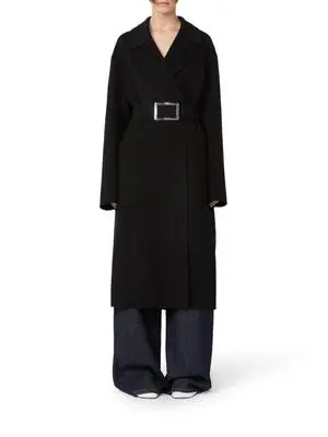 Sportmax Pure Wool Robe Coat