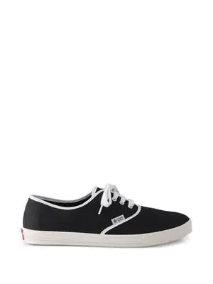 Prada Drill Fabric Sneakers - Black