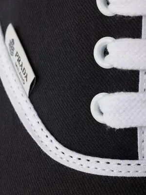 Prada Drill Fabric Sneakers