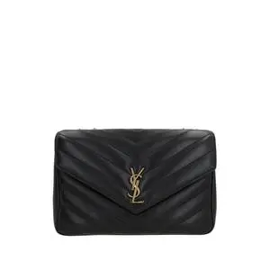 Saint Laurent Calfskin Shoulder Bag
