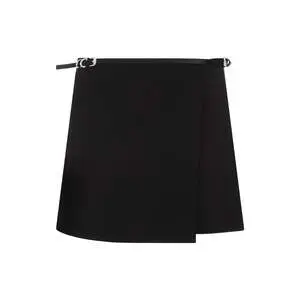 Givenchy Mini Wrap Voyou Skirt - Black