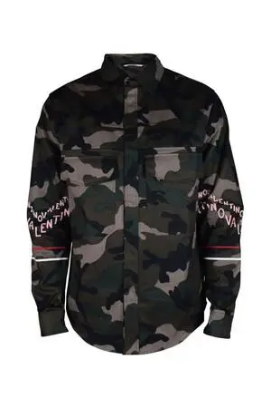 Valentino Garavani Camouflage Jacket - Yellow