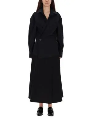 Alexander Wang Long Wrap Dress