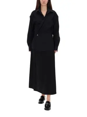 Alexander Wang Long Wrap Dress