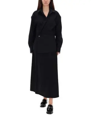 Alexander Wang Long Wrap Dress