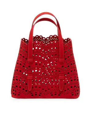 Alaïa Mina 20 In Nubuck - Red