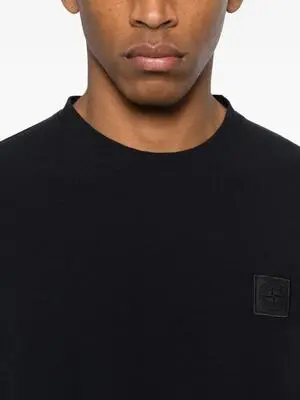 Stone Island Slim Fit T-shirt With Tonal Compass Patch