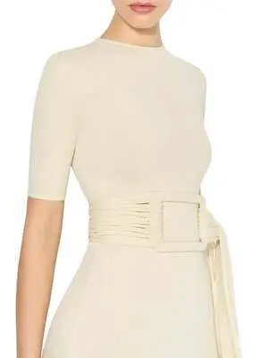 Alaïa Jersey Dress With Belt