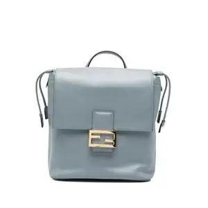 Fendi Calfskin Backpack - Blue