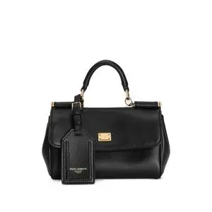 Dolce & Gabbana Leather Tote Bag - Black