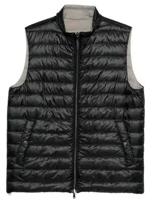 Herno Reversible Vest - Black