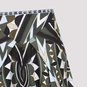 Emilio Pucci Silk Pants - Multicolor