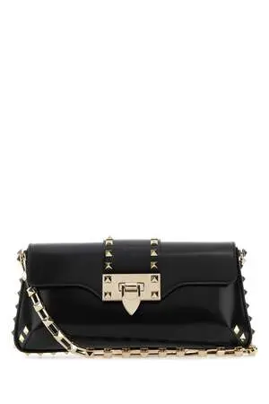 Valentino Garavani Leather Rockstud Shoulder Bag