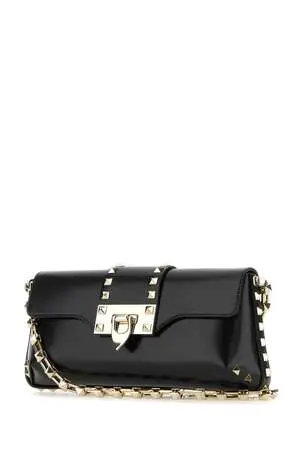 Valentino Garavani Leather Rockstud Shoulder Bag