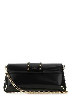 Valentino Garavani Leather Rockstud Shoulder Bag