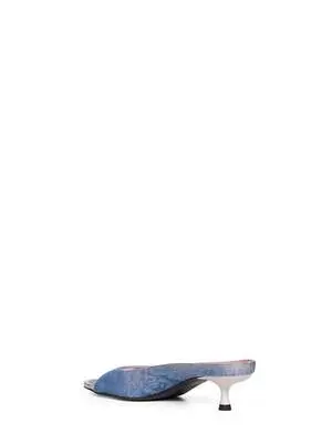 DIESEL® Blue Denim D-diam's-sa-40 Mules - Multicolor