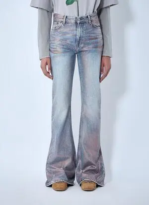 Acne Studios Fitted Glitter Jeans