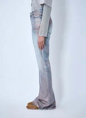 Acne Studios Fitted Glitter Jeans