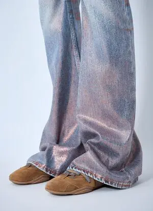 Acne Studios Fitted Glitter Jeans