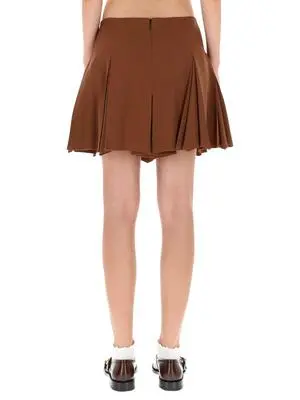 Marni Pleated Miniskirt
