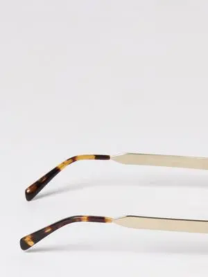Miu Miu Rounded Metal Frame Sunglasses With Impressed Logo