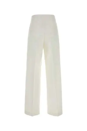 JIL SANDER Cotton Blend Pant - White