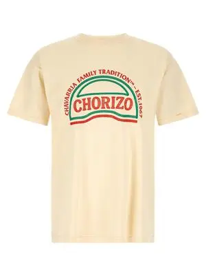 WILLY CHAVARRIA Willy Chavarria Men 'Chorizo - Easy Tee' T-Shirt Cream
